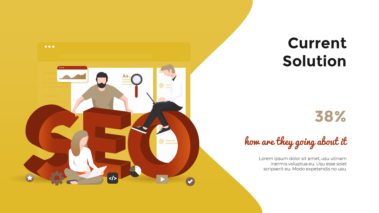 Free Current Solution Slide – Addressing Market Problems|Single