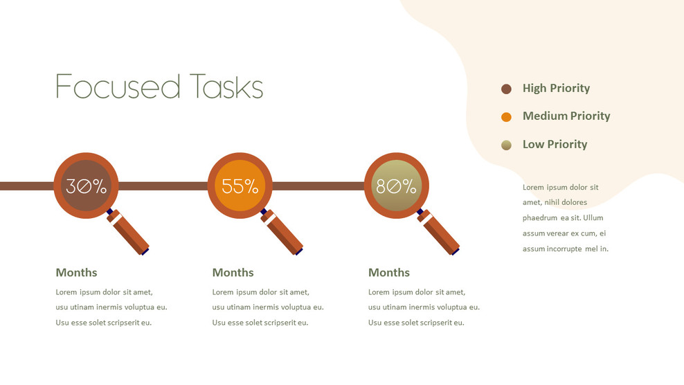 Focused Tasks Slide|Vision, Mission|Single
