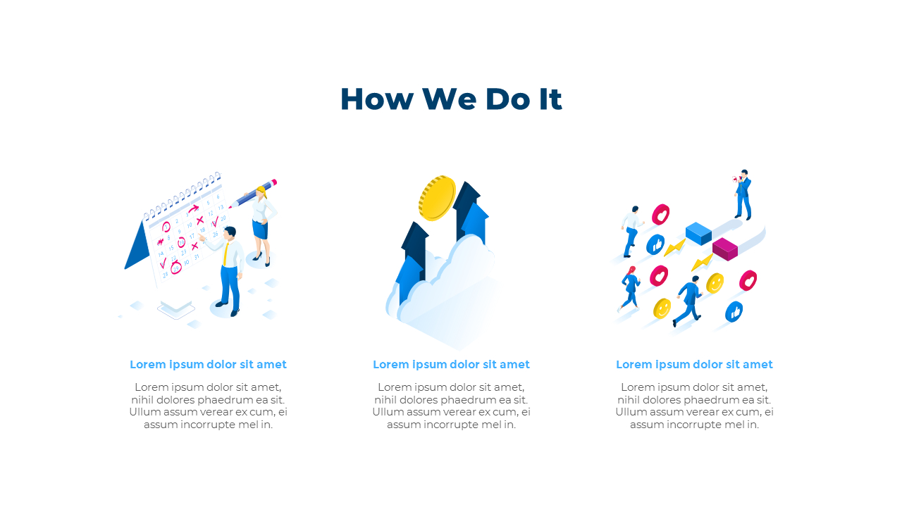 How We Do It Page Slide|Vision, Mission|Single