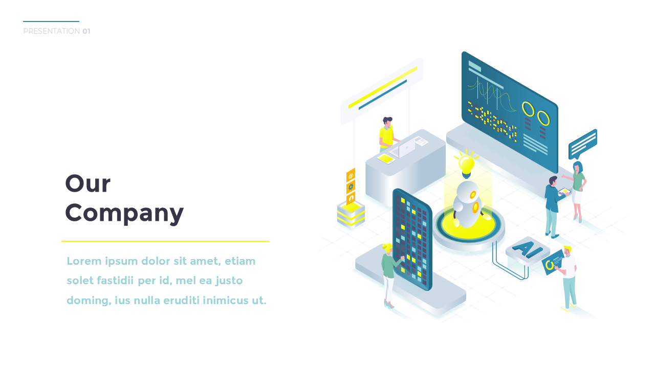 Our Company Page Design|Overview|Single Slides