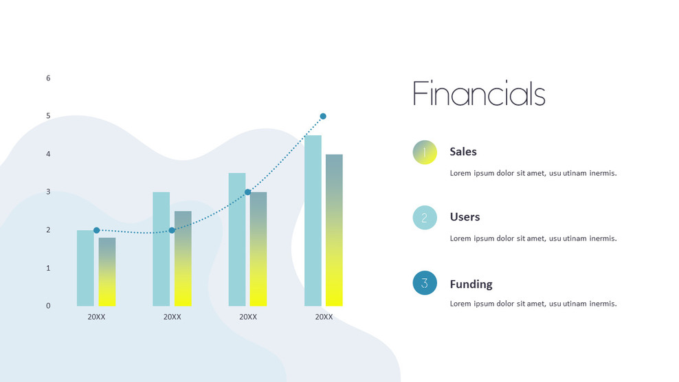 Our Financials PPT Deck Design|Single Slides