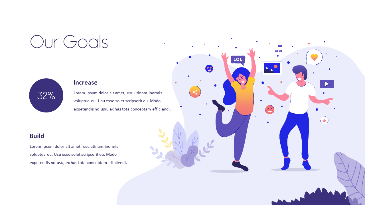 Our Goals Simple Slide