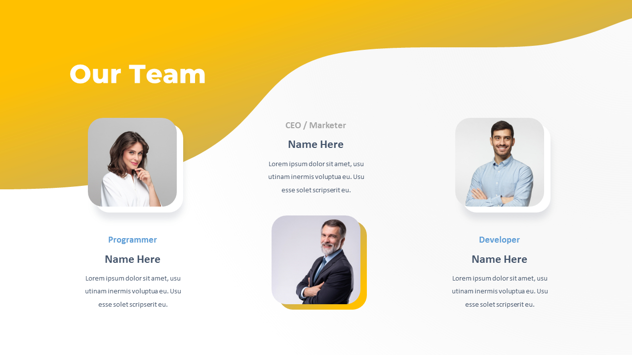 Our Team Ppt Deck