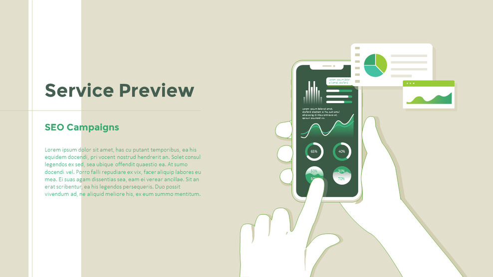 Service Preview Slide Deck Template|Product, Services|Single