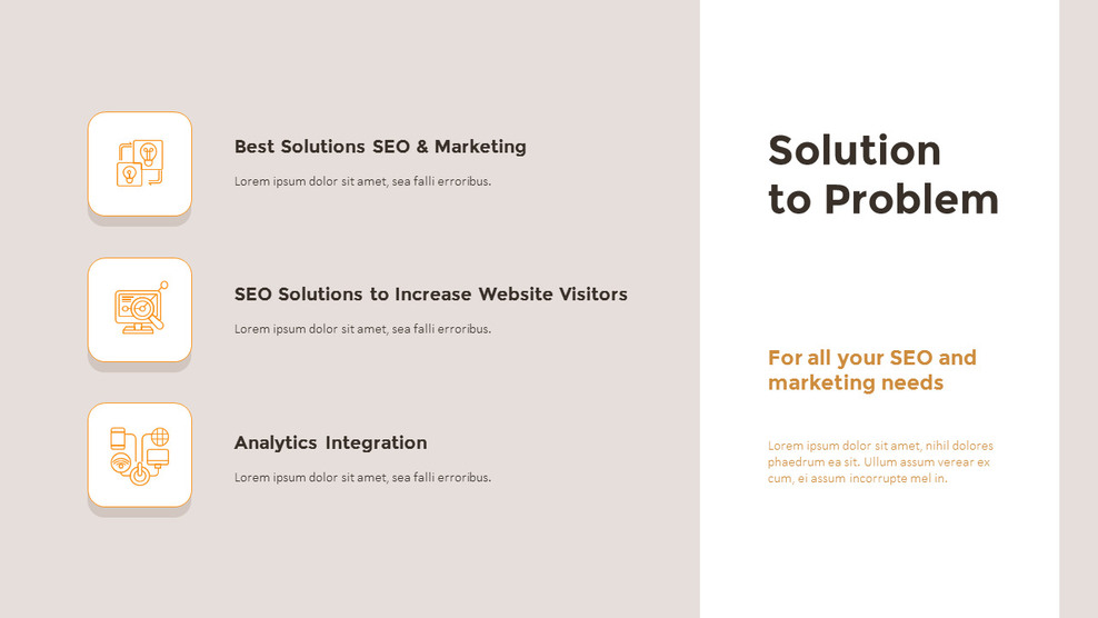 Solution to the Problem Presentation Slides|Single