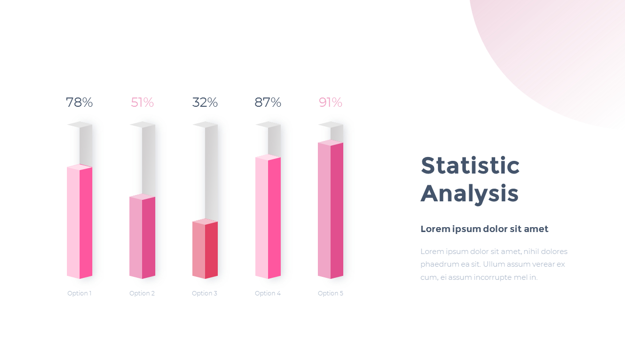 Statistic Analysis Template Design|Single Slides
