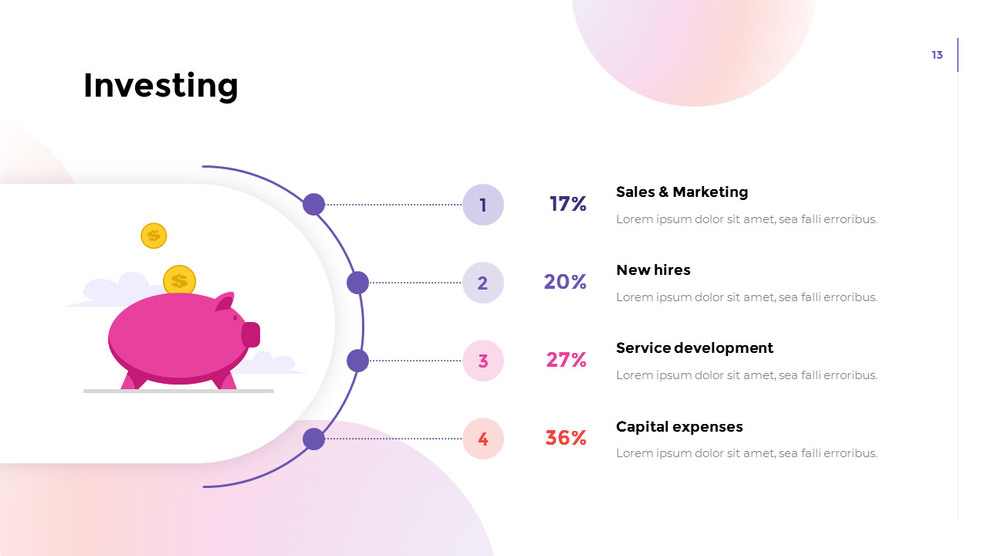Investing Templates|Financials|Single Slides