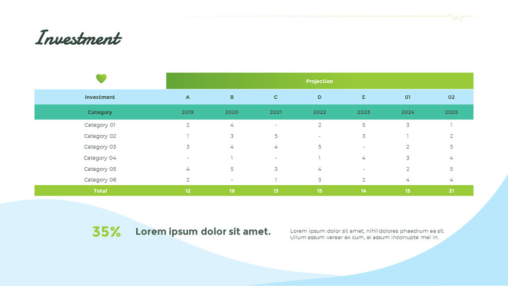 Investment PPT Background|Financials|Single Slides