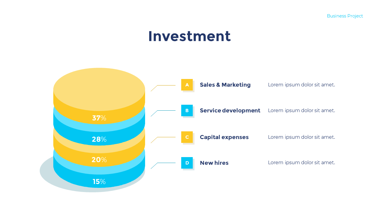Investment PPT Slide|Financials|Single