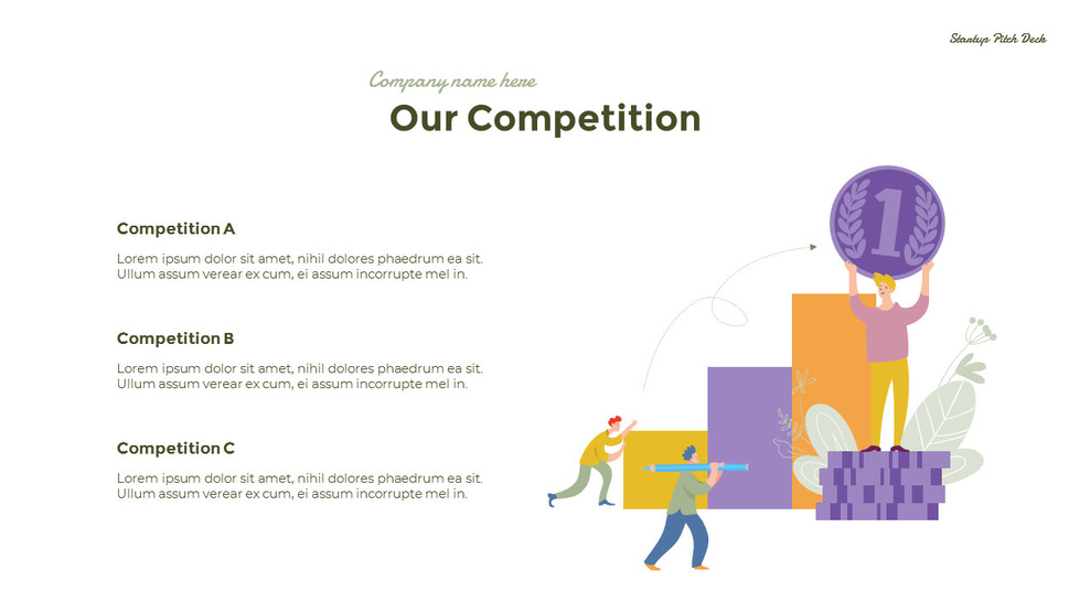 Our Competition Template|Competitor|Single Slides