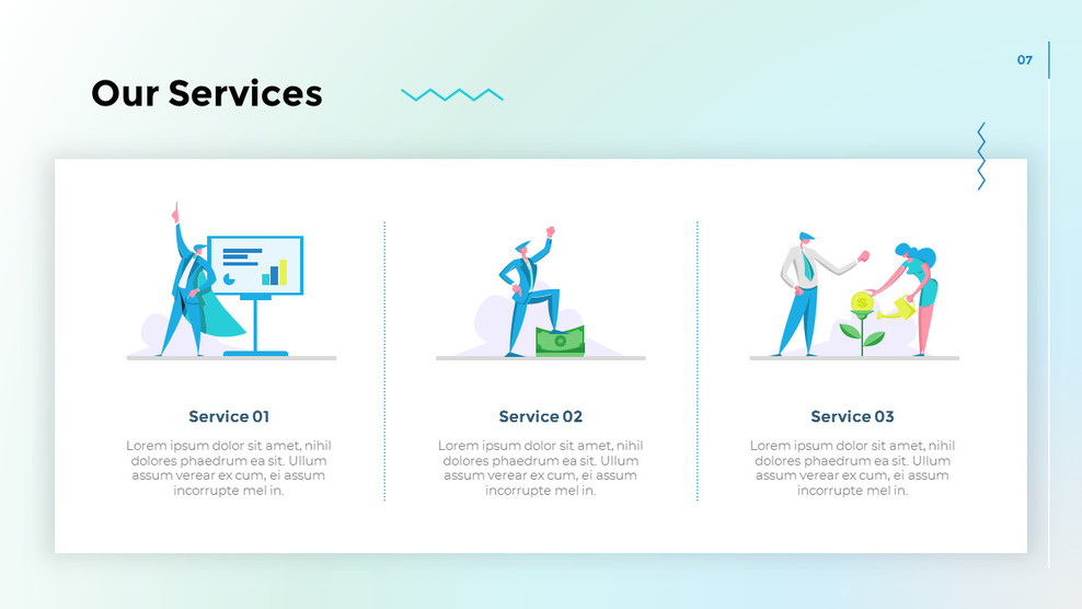 Our Services PPT Design