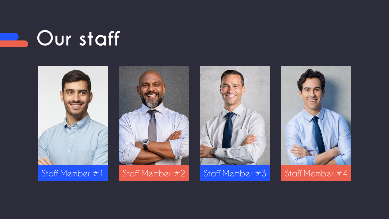 Our Staff Page Slide|Team|Single