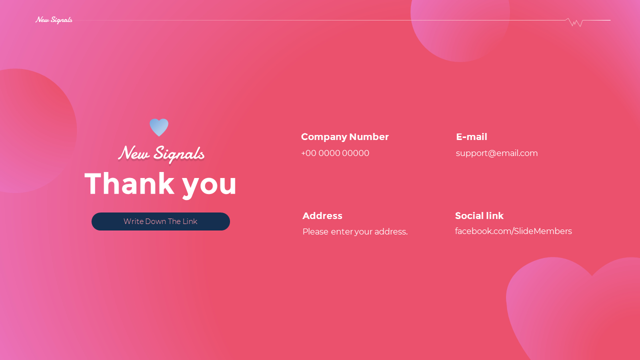 Thank you Presentation Slides