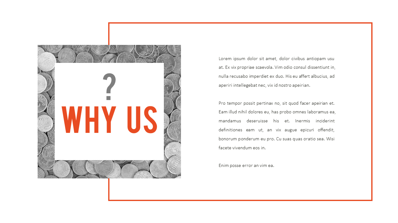 Why us PowerPoint Slide|Proposal|Single