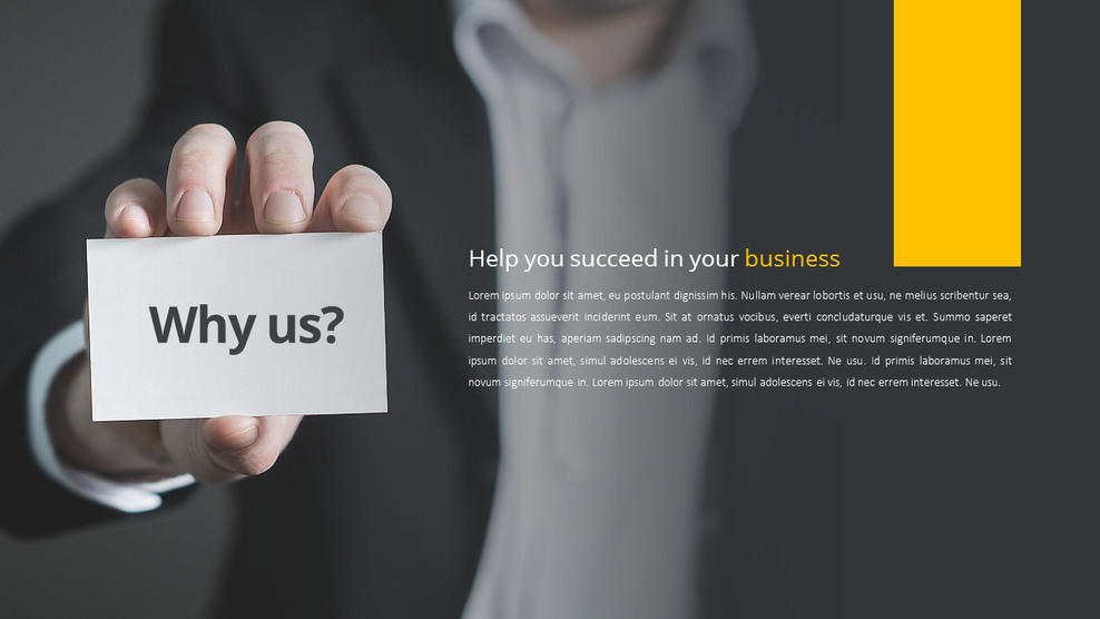 Why us? Presentation Slide