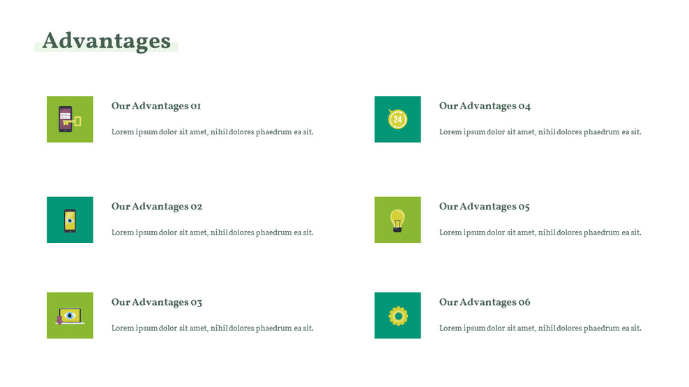 Advantages PPT Slide Deck|Opportunity|Single