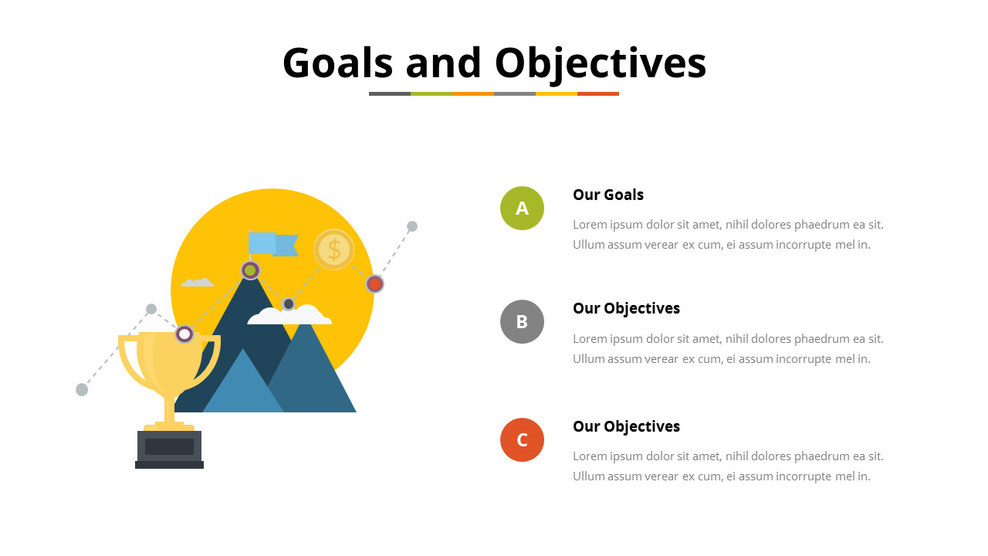 Goals and Objectives Page Slide