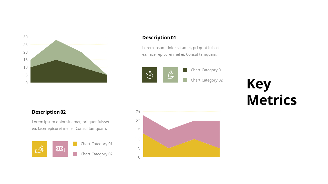 Key Metrics Page Design|Analysis|Single Slides