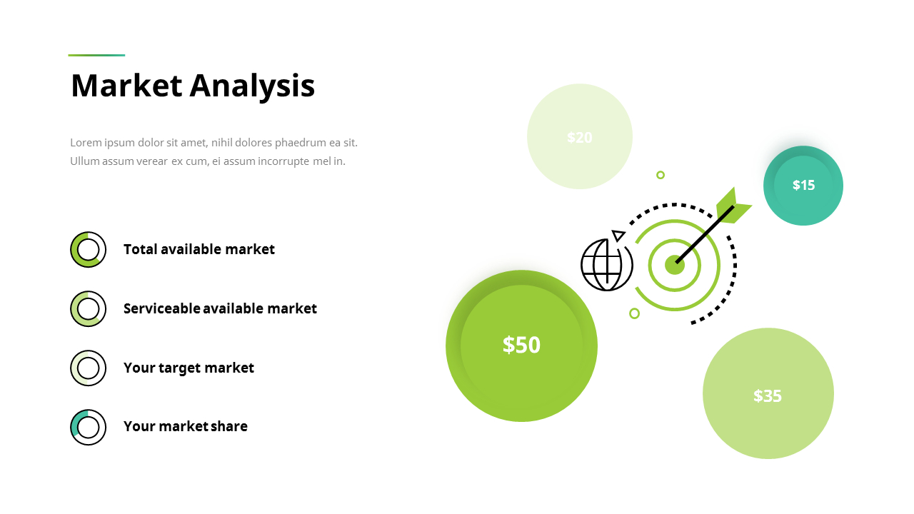 Marktanalyse PPT-Design