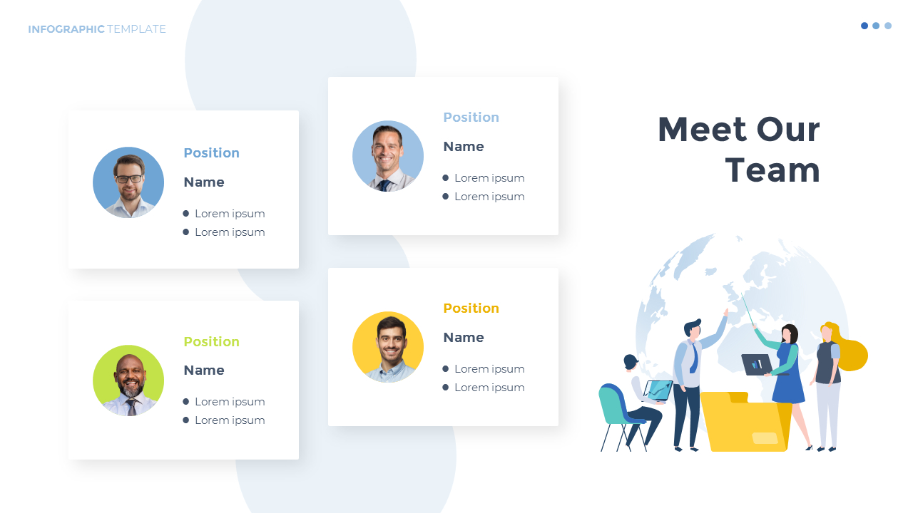 Meet Our Team PowerPoint Layout