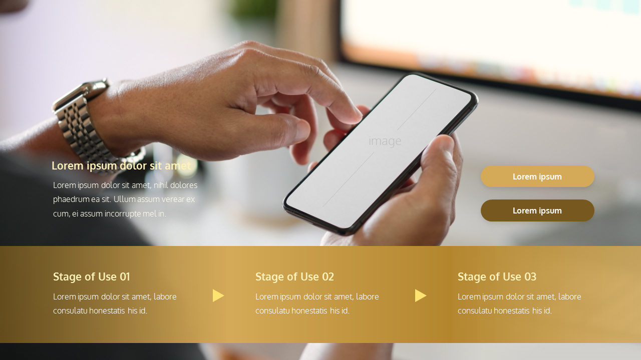 Product Review Slide Layout