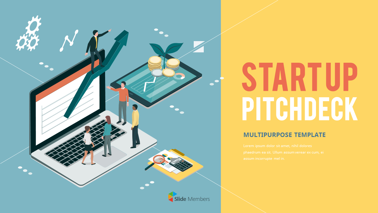 STARTUP Pitch Deck Design