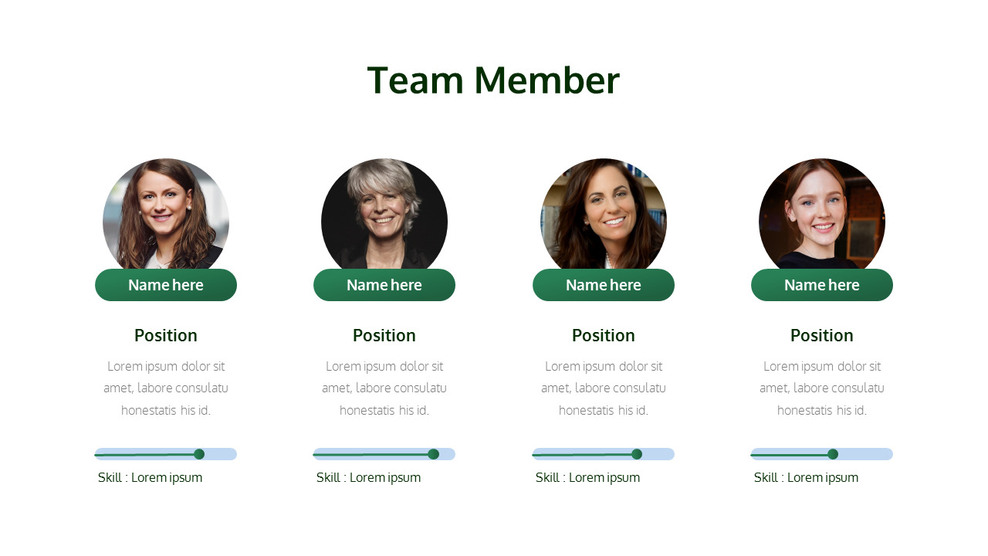 Team Member PPT Background
