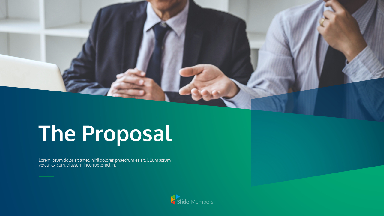 The Proposal Cover Slide|Single