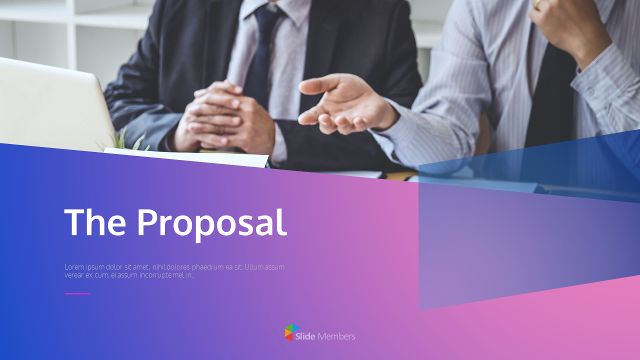 The Proposal Cover Slide|Single