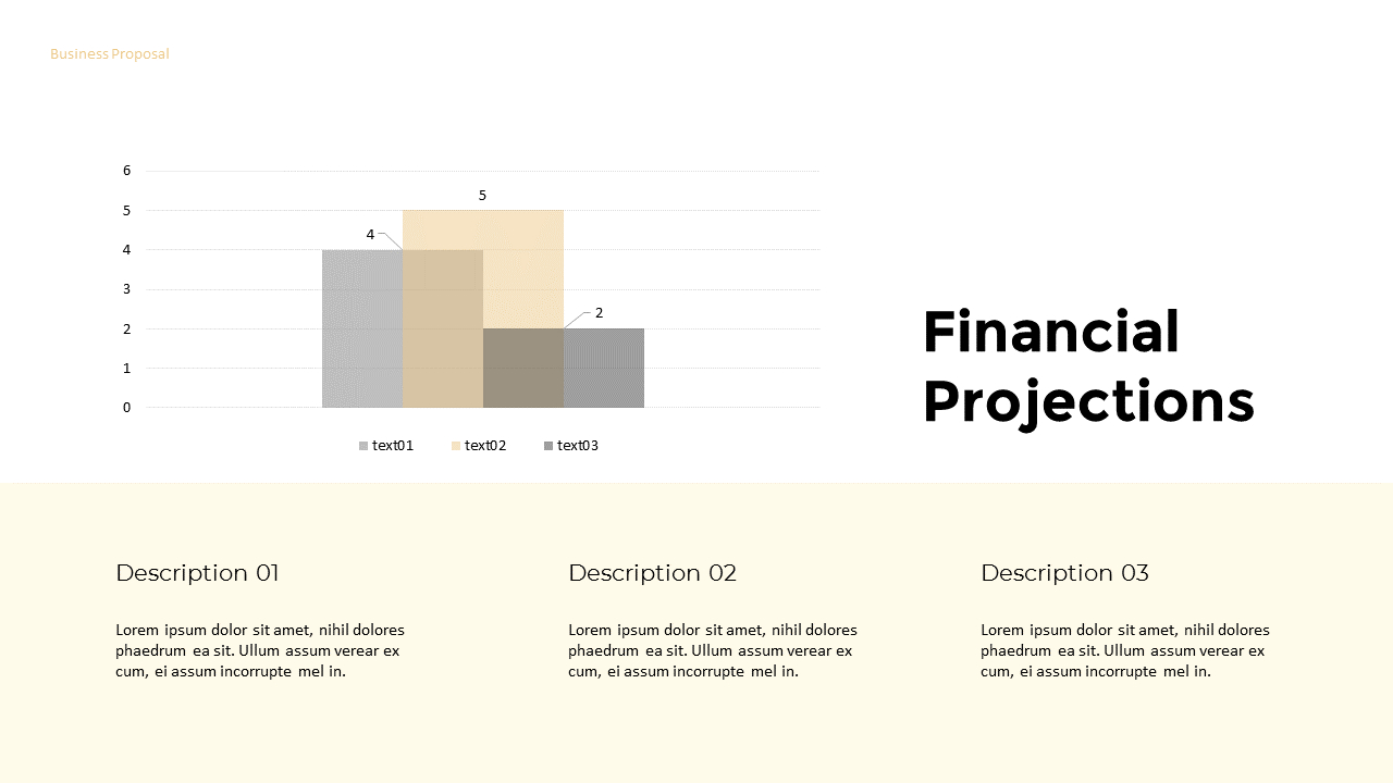 Financial Projections Page Template|Financials|Single Slides