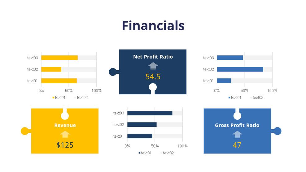Financial Report Dashboard Free PowerPoint Template for Data-Driven ...
