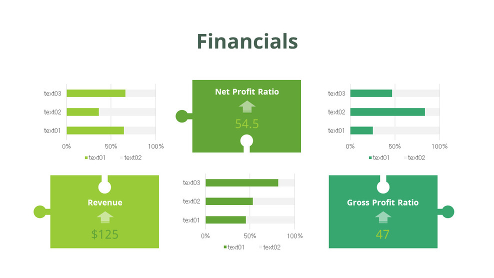 Financials Page Design|Single Slides