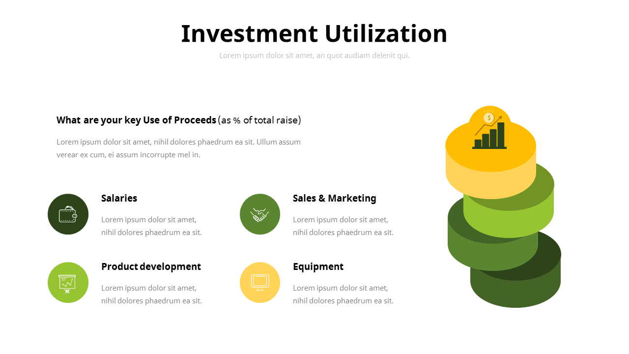 Investment Utilization PPT Design