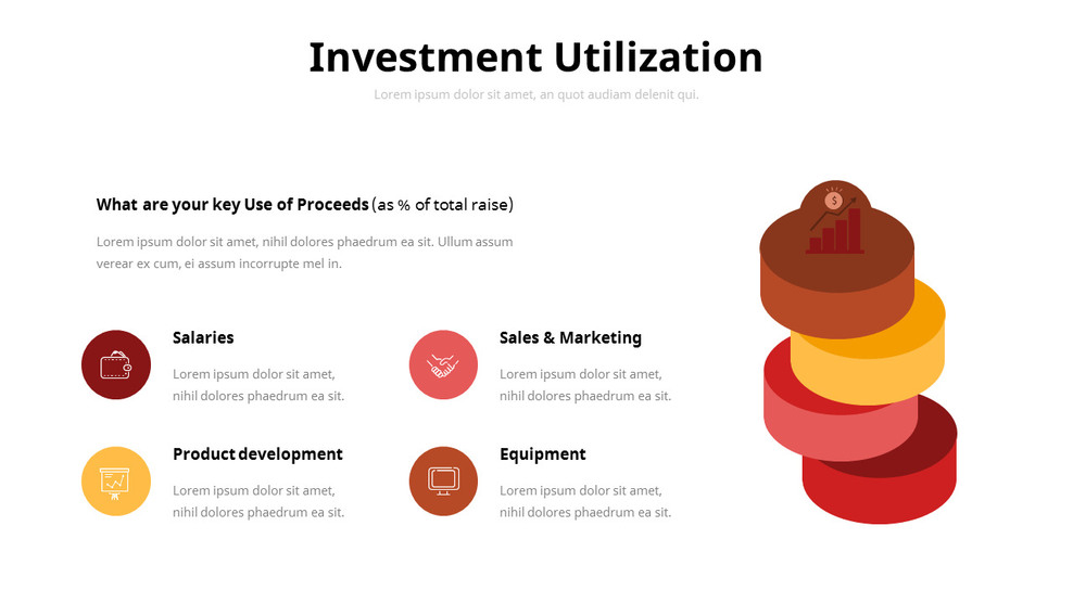 Investment Utilization PPT Design