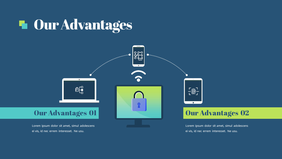 Our Advantages PowerPoint Design