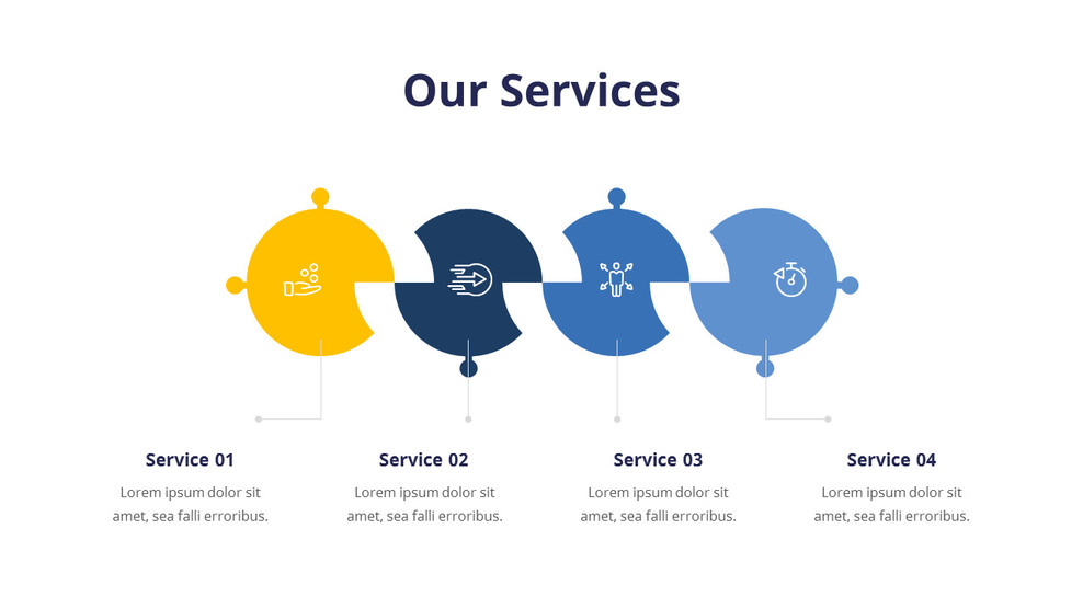 Our Services PPT Slide Deck|Product,|Single