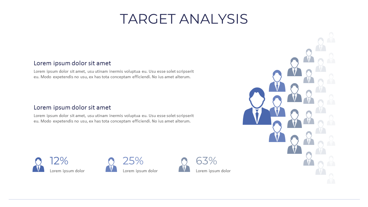 Target analysis PowePoint Slide Deck|Single