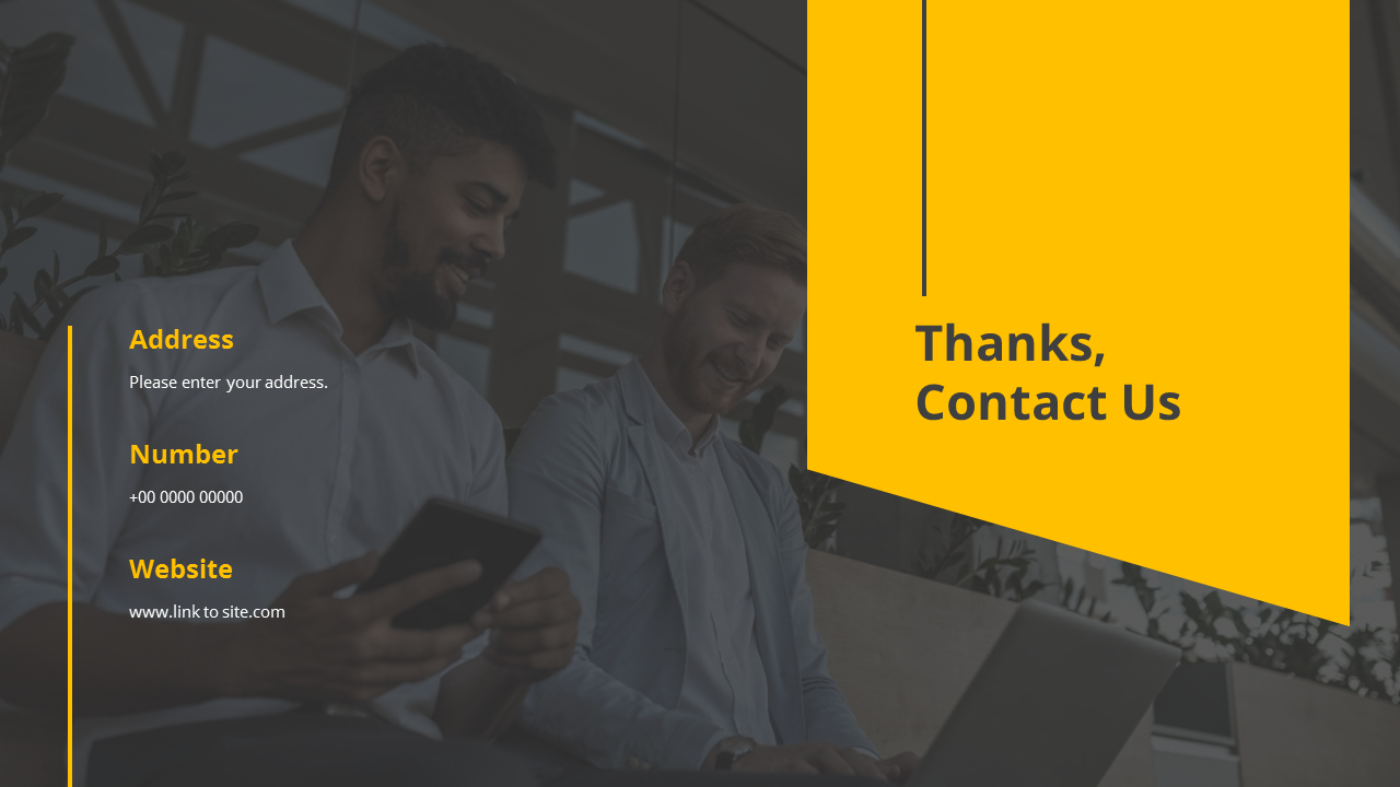 Thanks, Contact Us Page Design