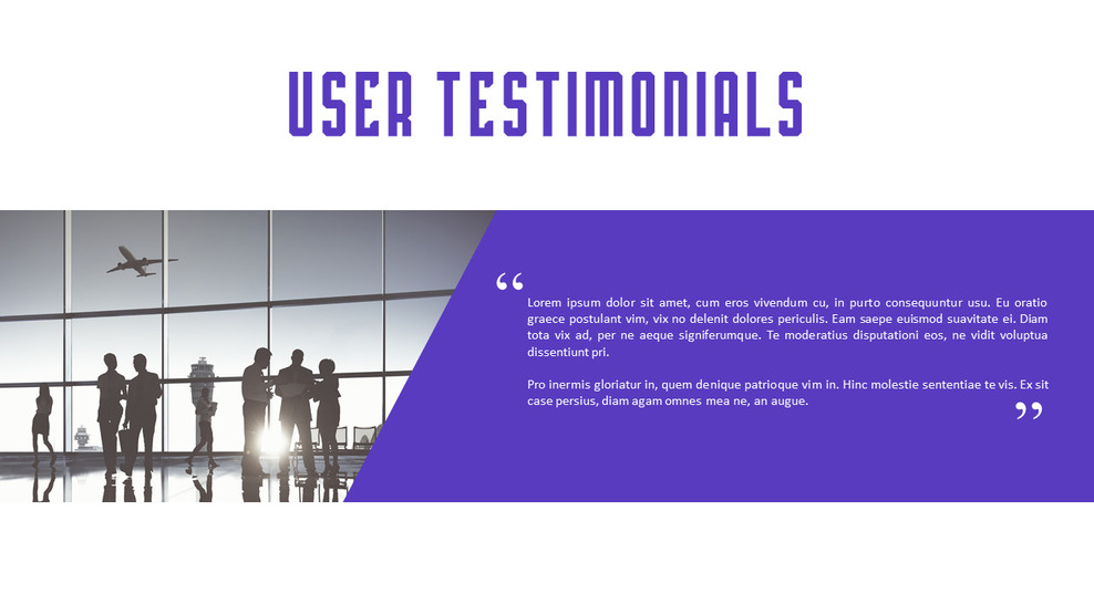 User Testimonials Deck