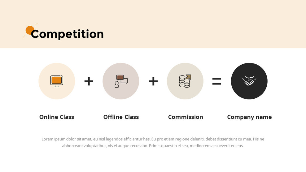 Competition PowerPoint Layout|Competitor|Single Slides
