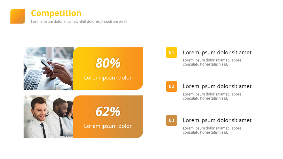 Competition PPT Deck Design|Competitor|Single Slides