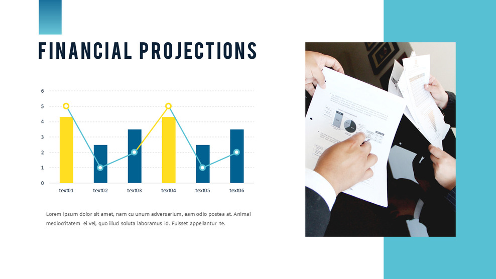 Financial Projections Template Page|Financials|Single Slides