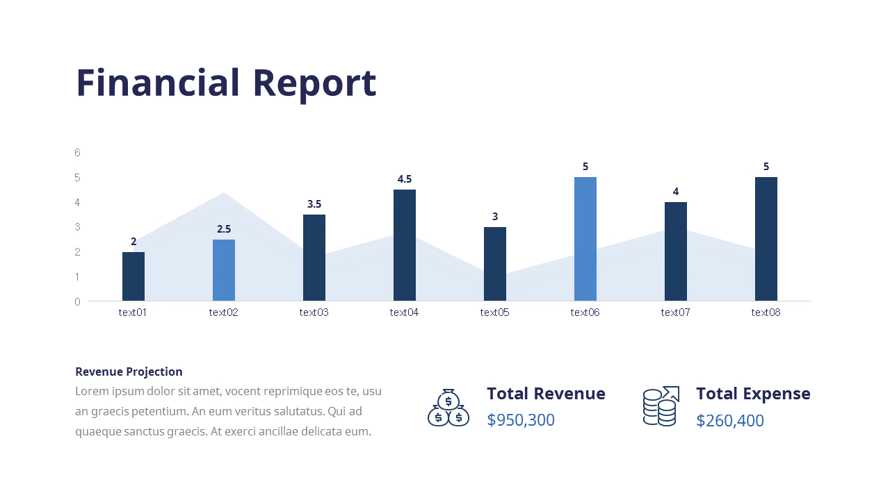 Financial Report PPT Slide