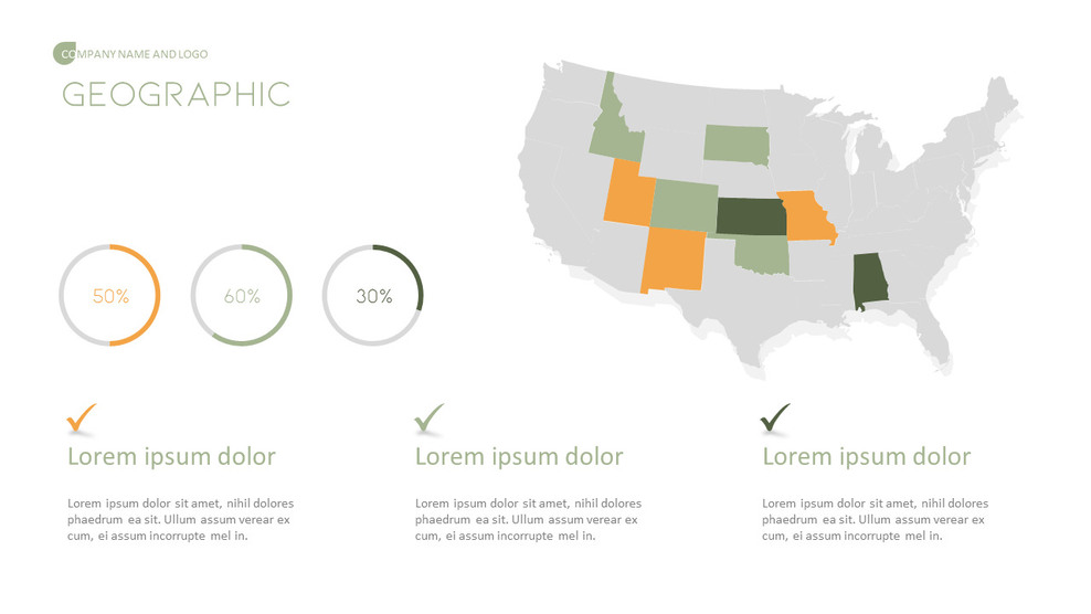 geographic Page Slide