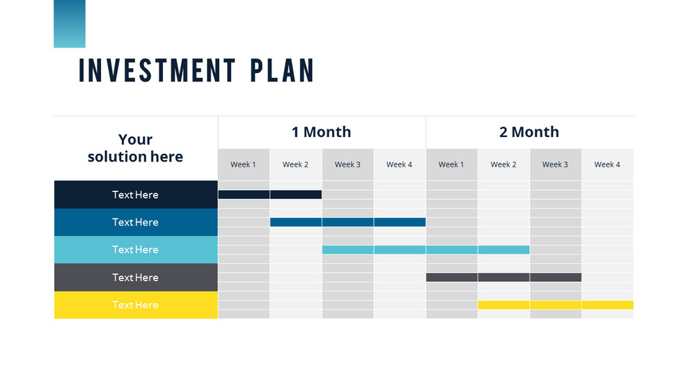 Investment Plan Deck|Financials|Single Slides
