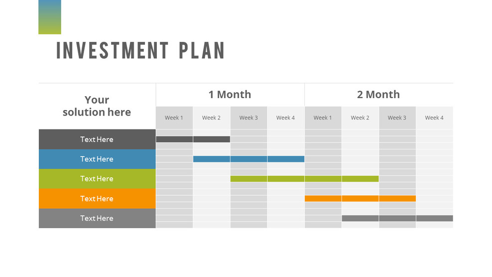 Investment Plan Deck|Financials|Single Slides