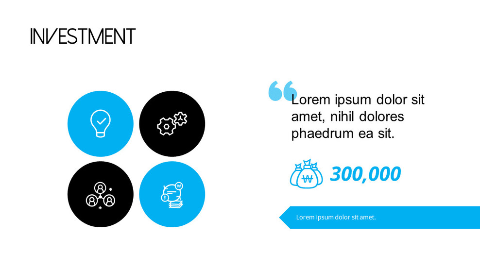 Investment Simple Deck|Financials|Single Slides