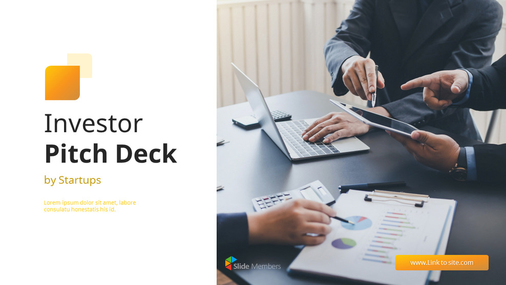 Investor Pitch Deck Design