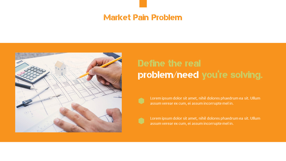 Market Pain Problem Templates|Solution|Single Slides