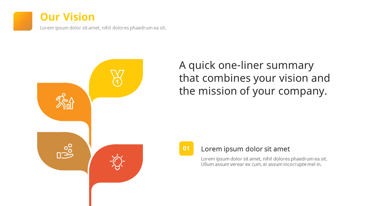 Our Vision Slide Layout